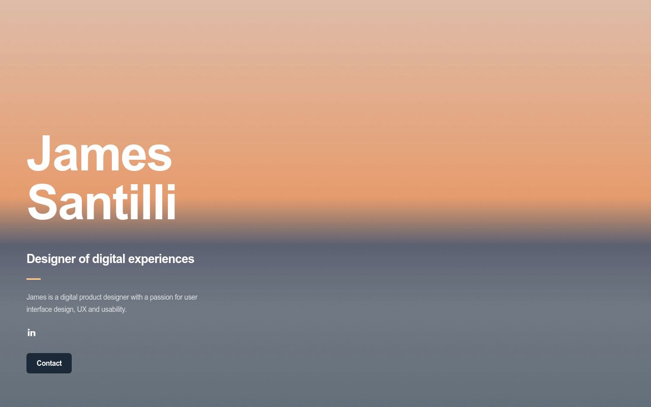 James Santilli (@NicelyStrange) - Designer of digital experiences